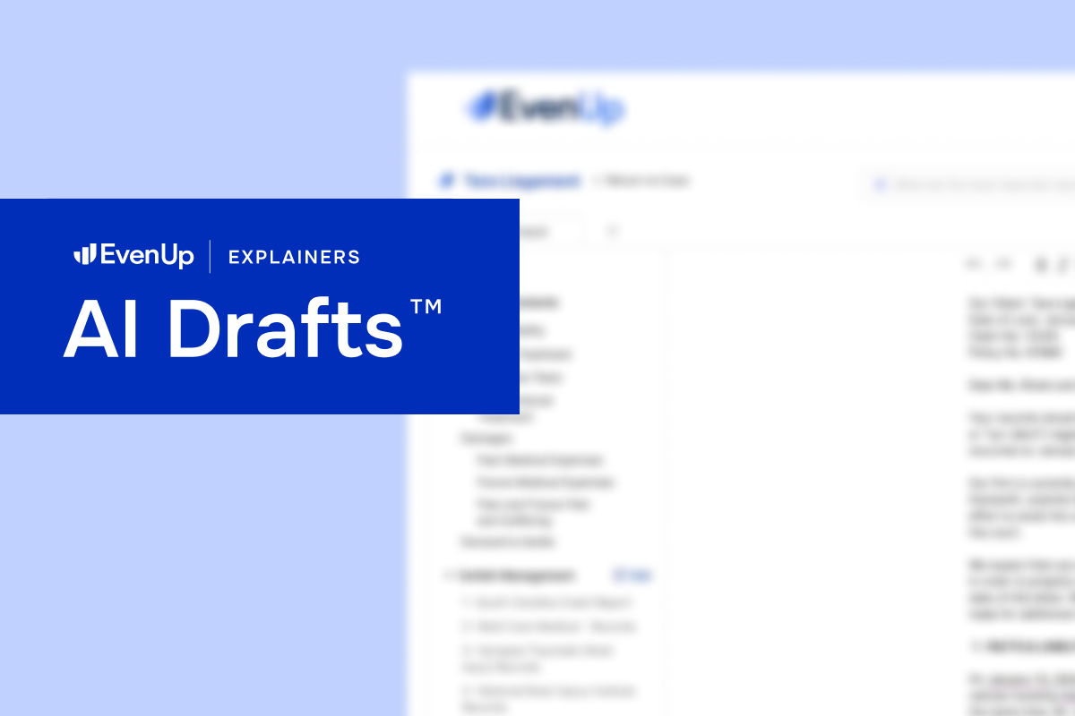 AI Drafts™ Product Explainer - EvenUp Law