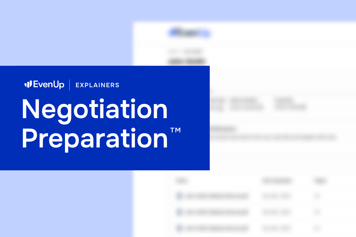 Negotiation Preparation™ Product Explainer - EvenUp Law